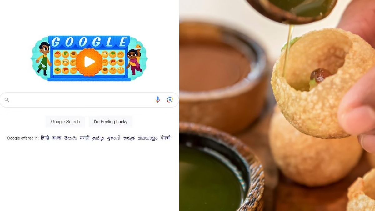 Tribute to Panipuri through Google Doodle: ಇದು ಪಾನಿಪುರಿ ಪ್ರಿಯರಿಗೆ ...