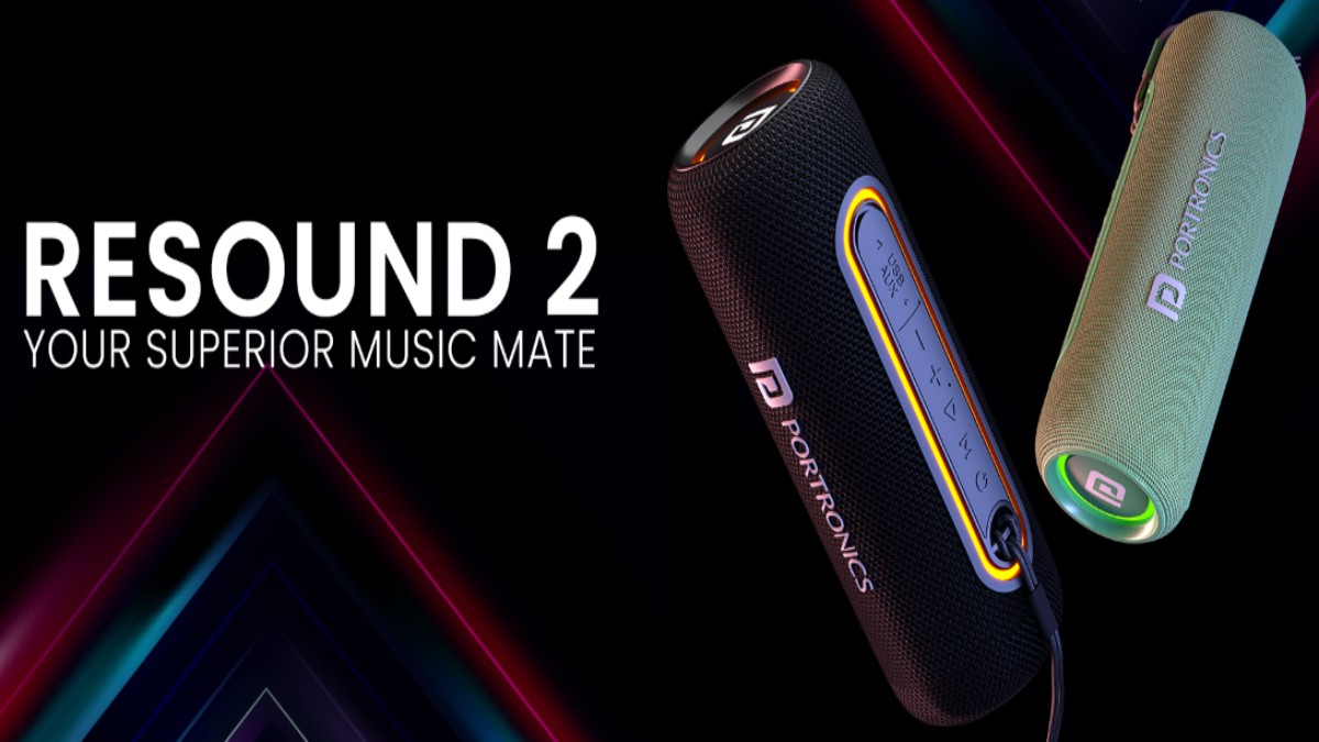 Portronics Resound 2 portable speaker with handsfree calling launched ...